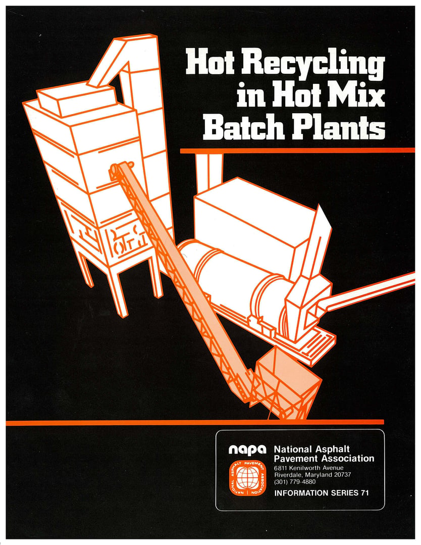 Hot Recycling in Hot Mix Batch Plants | NAPA